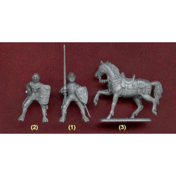 100 Years War French Knights and Foot Soldiers XIVth-XVth Century 1/72 ...